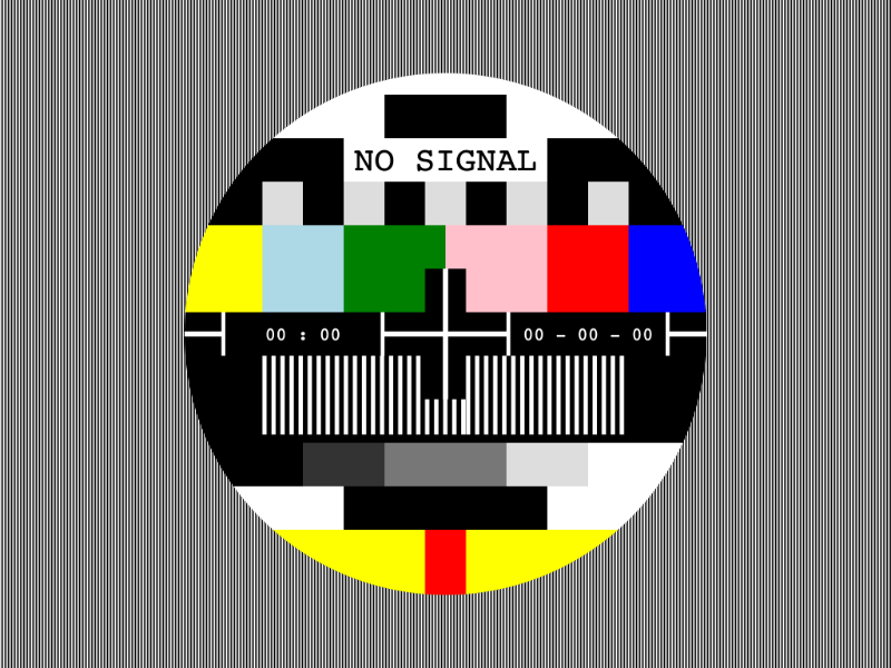 Test Card Screensaver